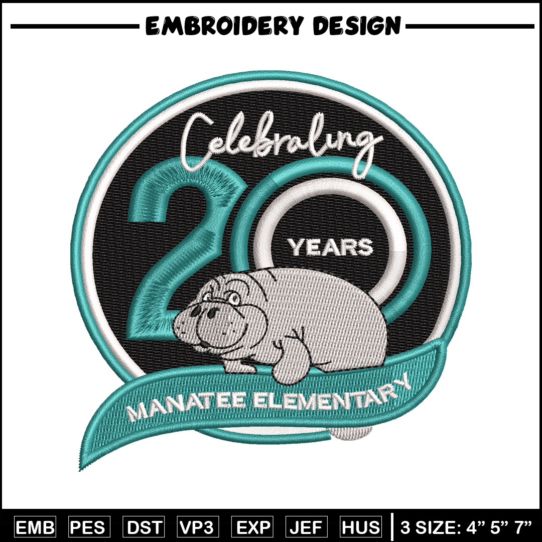 MANATEE ELEMENTARY LOGO 5 INCH | Inspire Uplift