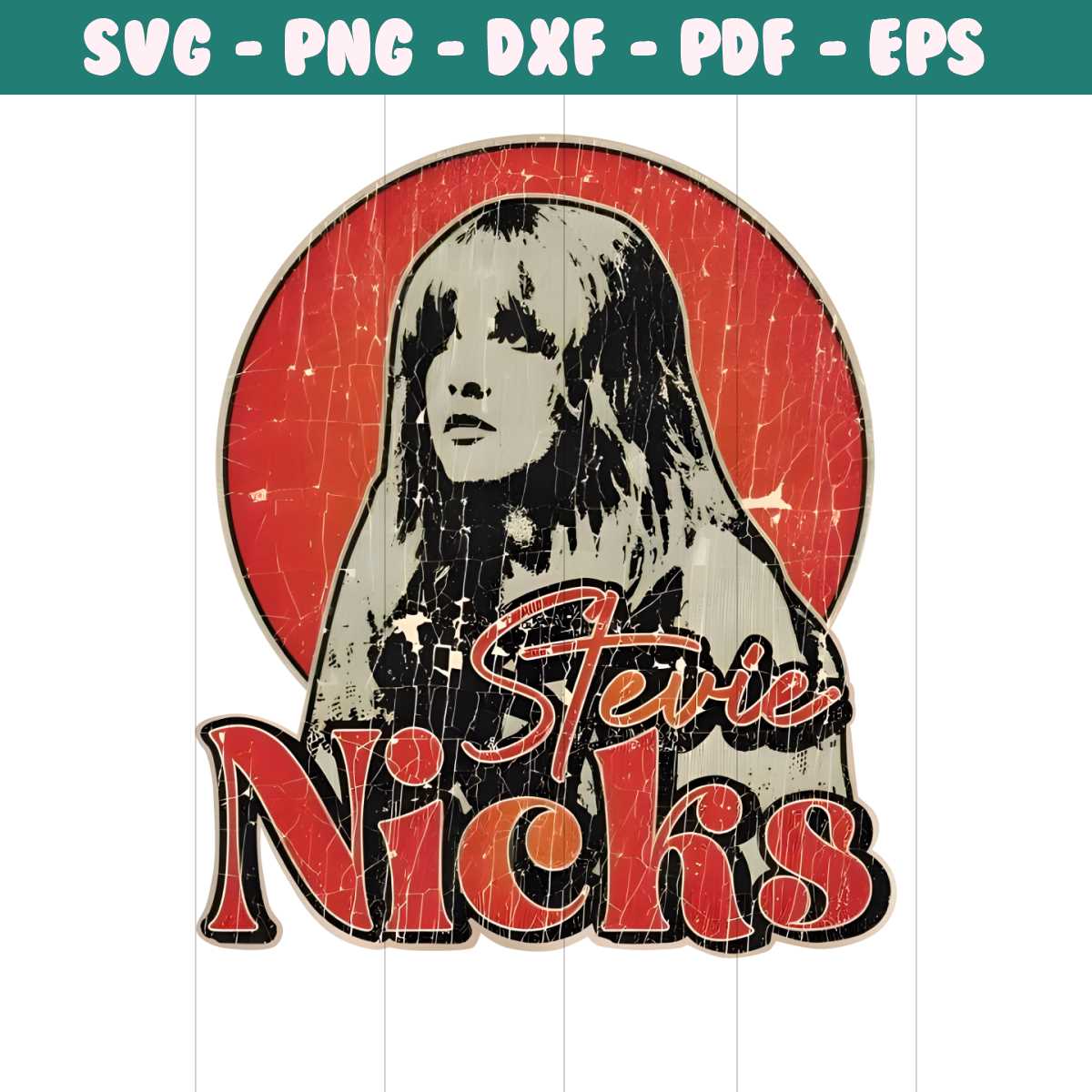 Vintage Stevie Nicks Two Icons One Night Tour PNG Download | Inspire Uplift