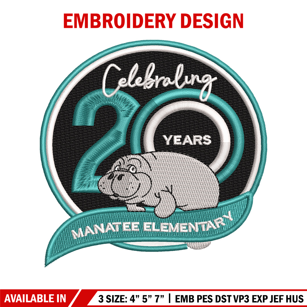 MANATEE ELEMENTARY LOGO 5 INCH | Inspire Uplift