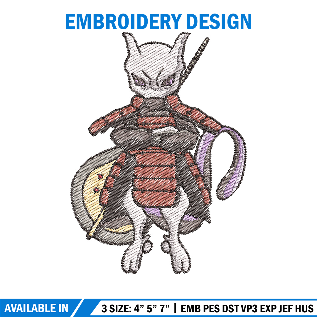 Mewtwo madara embroidery design, Pokemon embroidery, Anime d | Inspire ...