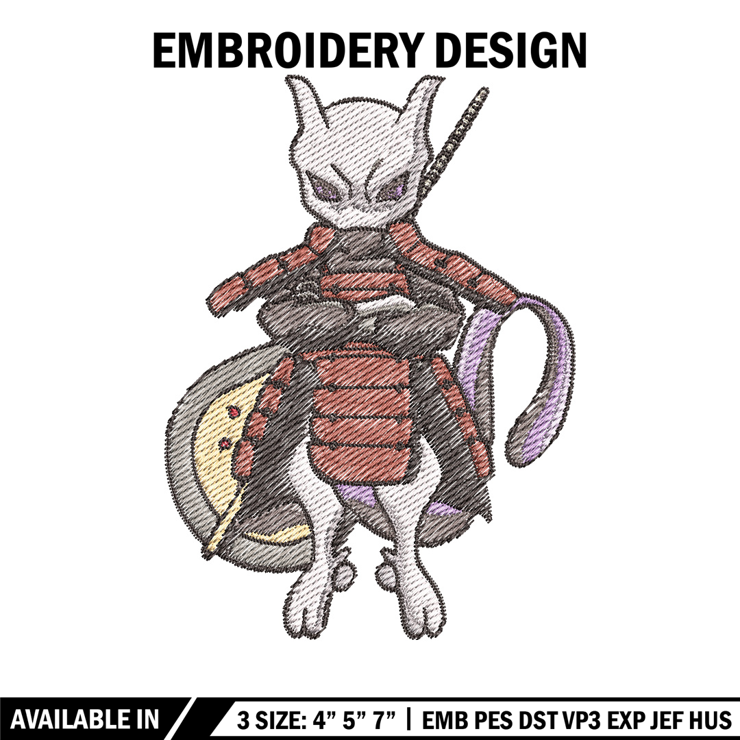 Mewtwo madara embroidery design, Pokemon embroidery, Anime d | Inspire ...