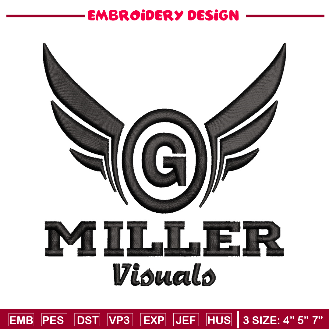 Miller logo embroidery design, Miller logo embroidery, anime - Inspire ...