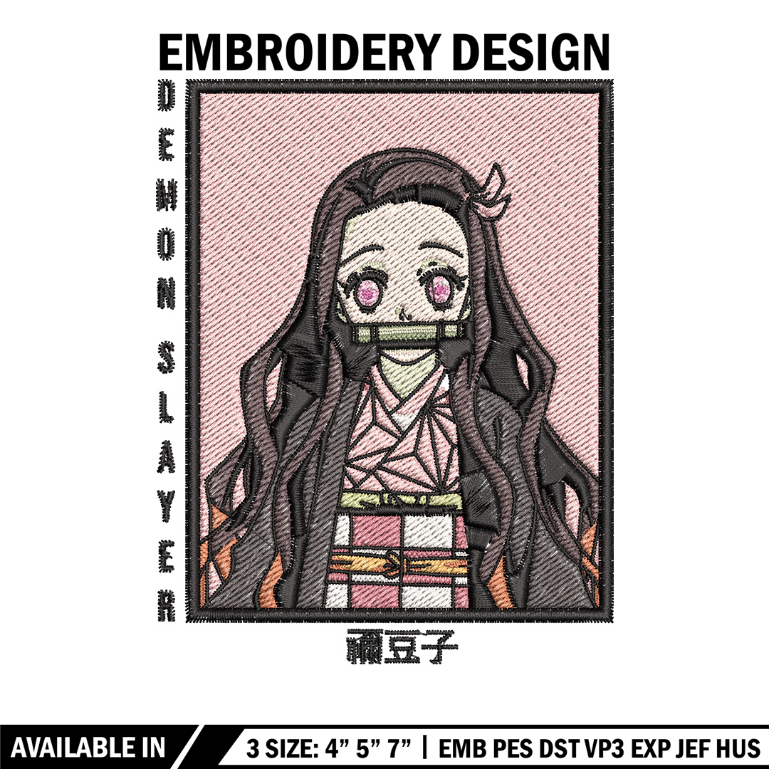 Nezuko embroidery design, Nezuko embroidery, Embroidery shir | Inspire ...