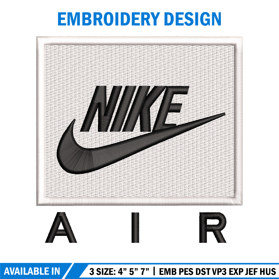 Nike Air embroidery design, Nike Air embroidery, Nike design | Inspire ...