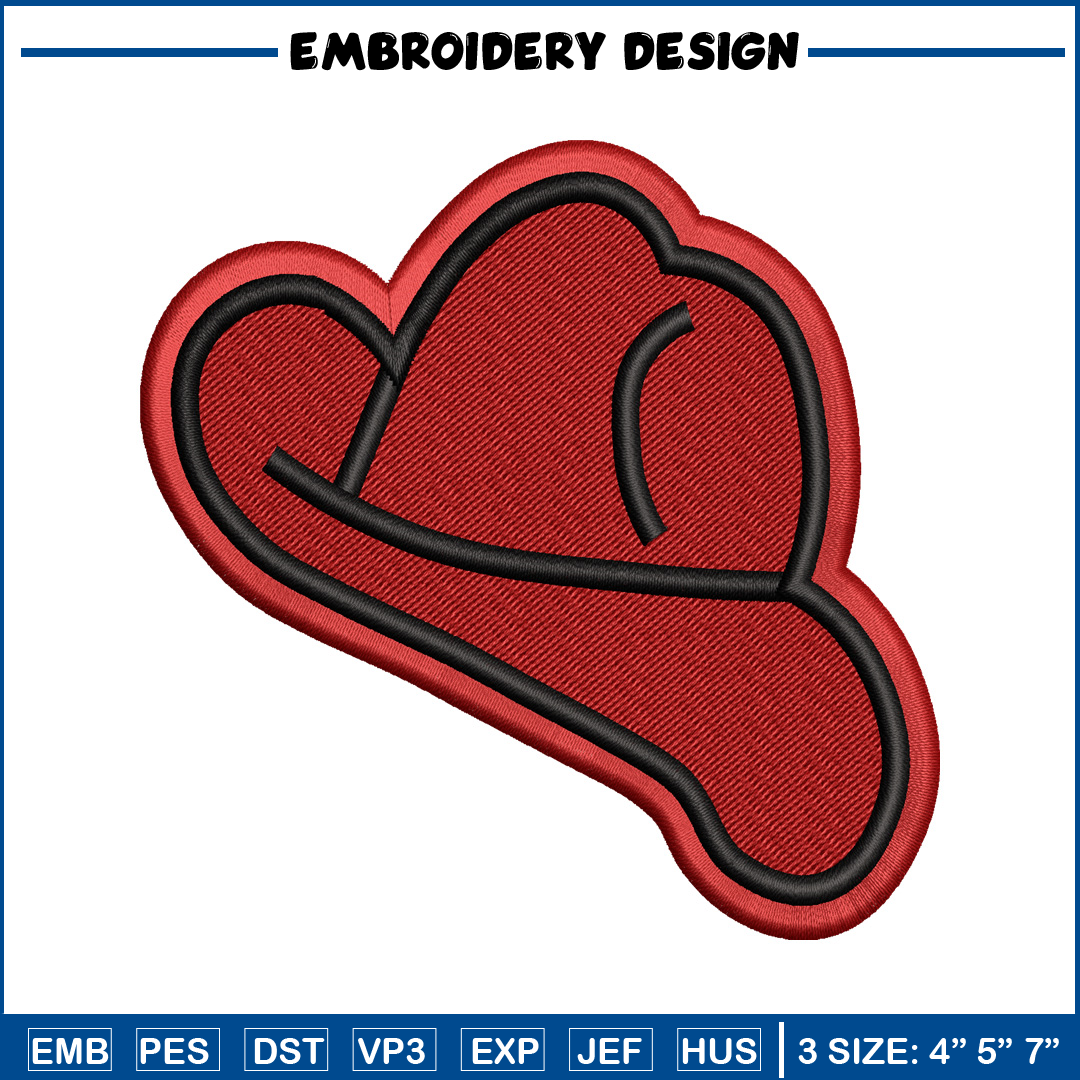 Red Hat embroidery design, Red Hat embroidery, logo design, | Inspire ...