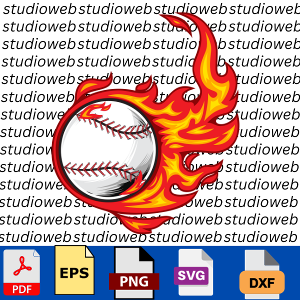 Baseball fire svg, baseball svg, baseball, basebal | Inspire Uplift