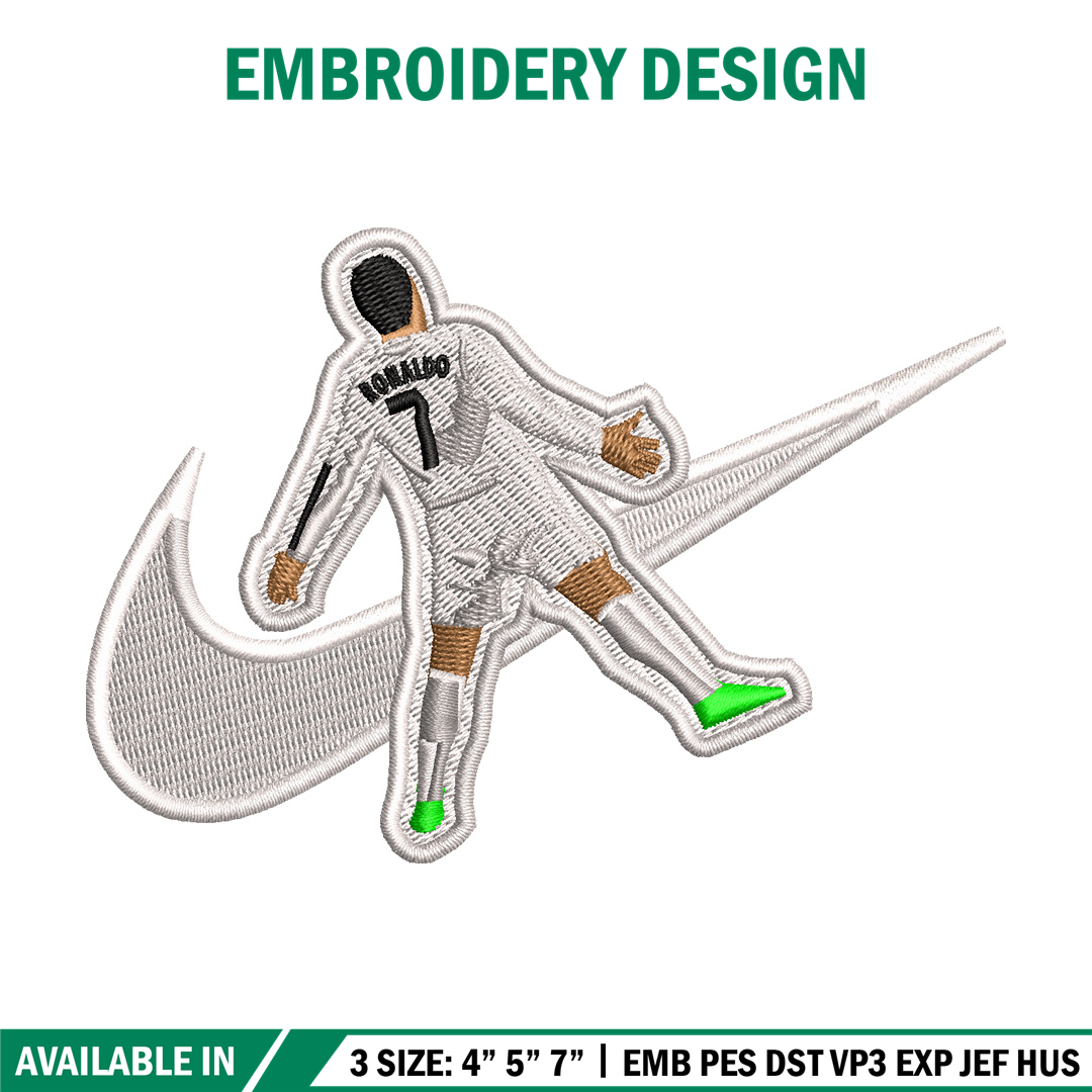 Nike ronaldo embroidery design, Ronaldo embroidery, Nike des | Inspire ...