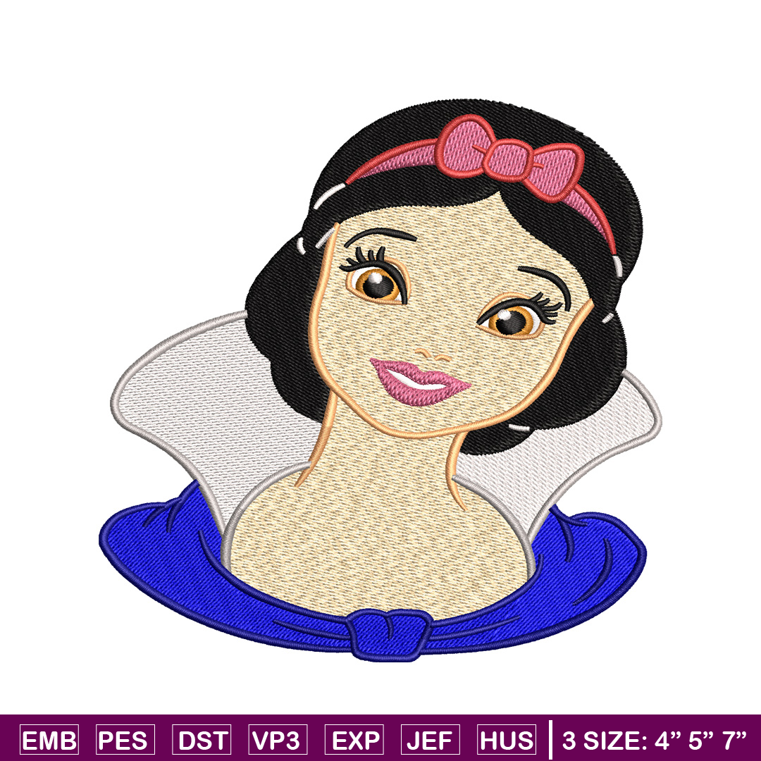 Snow White embroidery design, Disney embroidery, Disney desi - Inspire ...
