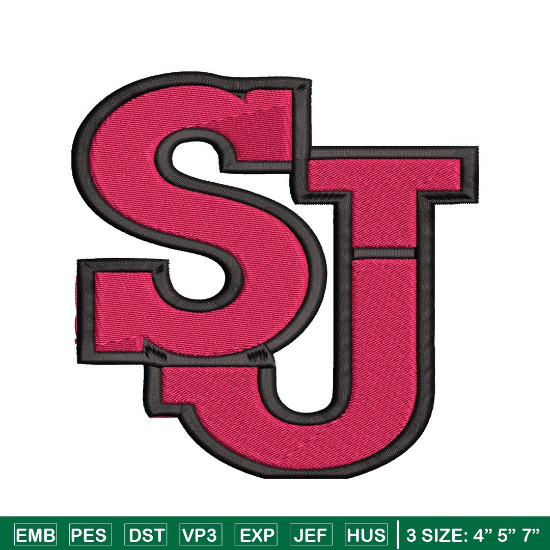 St John's Red Storm embroidery design, St John's Red Storm e | Inspire ...