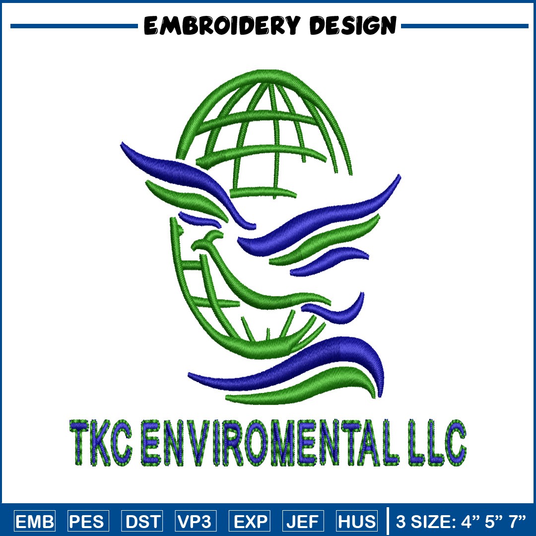 TKC Logo embroidery design, TKC Logo embroidery, logo design | Inspire ...