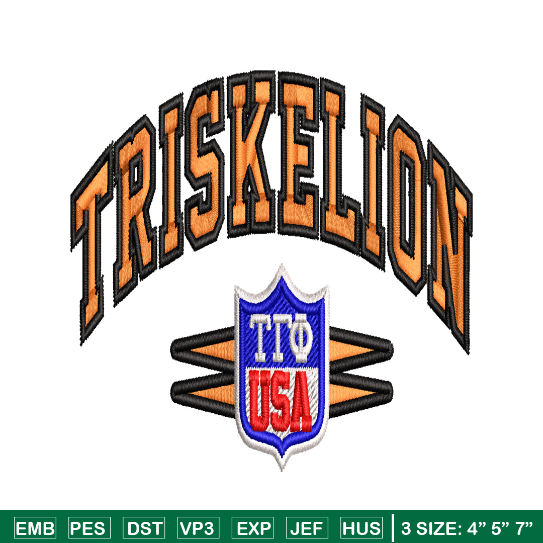 Triskelion logo embroidery design, Triskelion embroidery, lo | Inspire ...