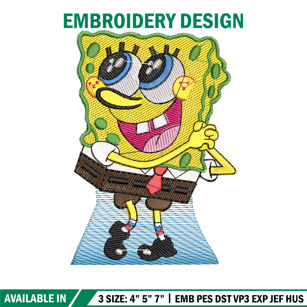 Spongebob embroidery design, Spongebob embroidery, Anime des - Inspire ...