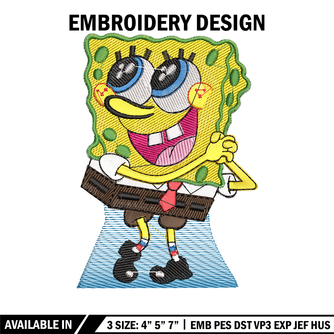 Spongebob embroidery design, Spongebob embroidery, Anime des - Inspire ...