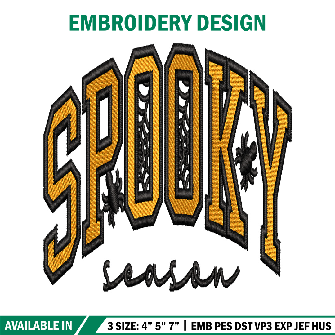 Spooky embroidery design, halloween embroidery, halloween de | Inspire ...