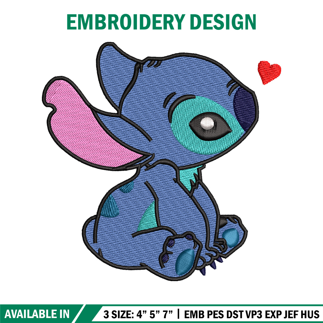 Stitch cartoon embroidery design, Stitch cartoon embroidery, - Inspire ...