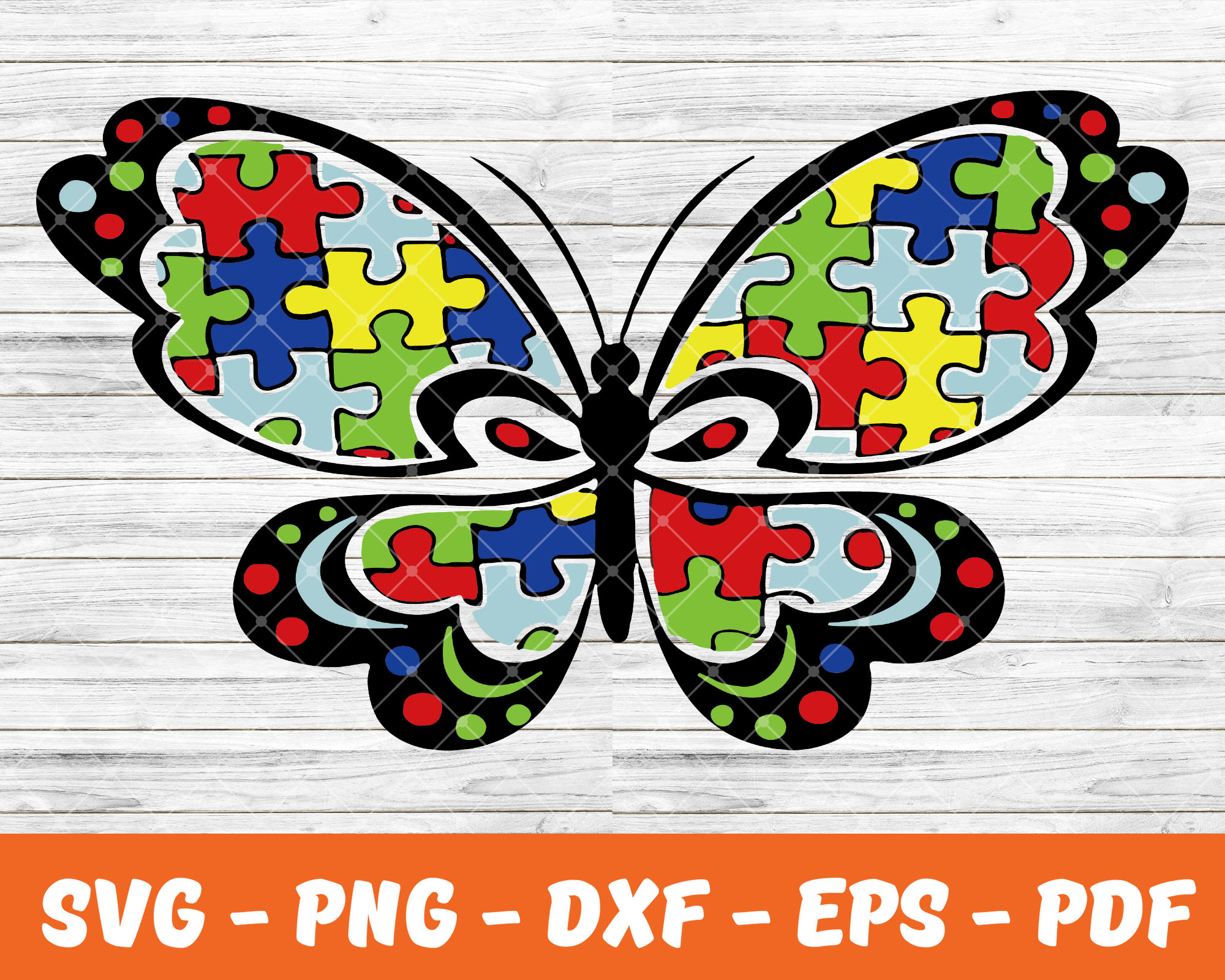 Autism Awareness Puzzle Piece Heart Svg | Inspire Uplift