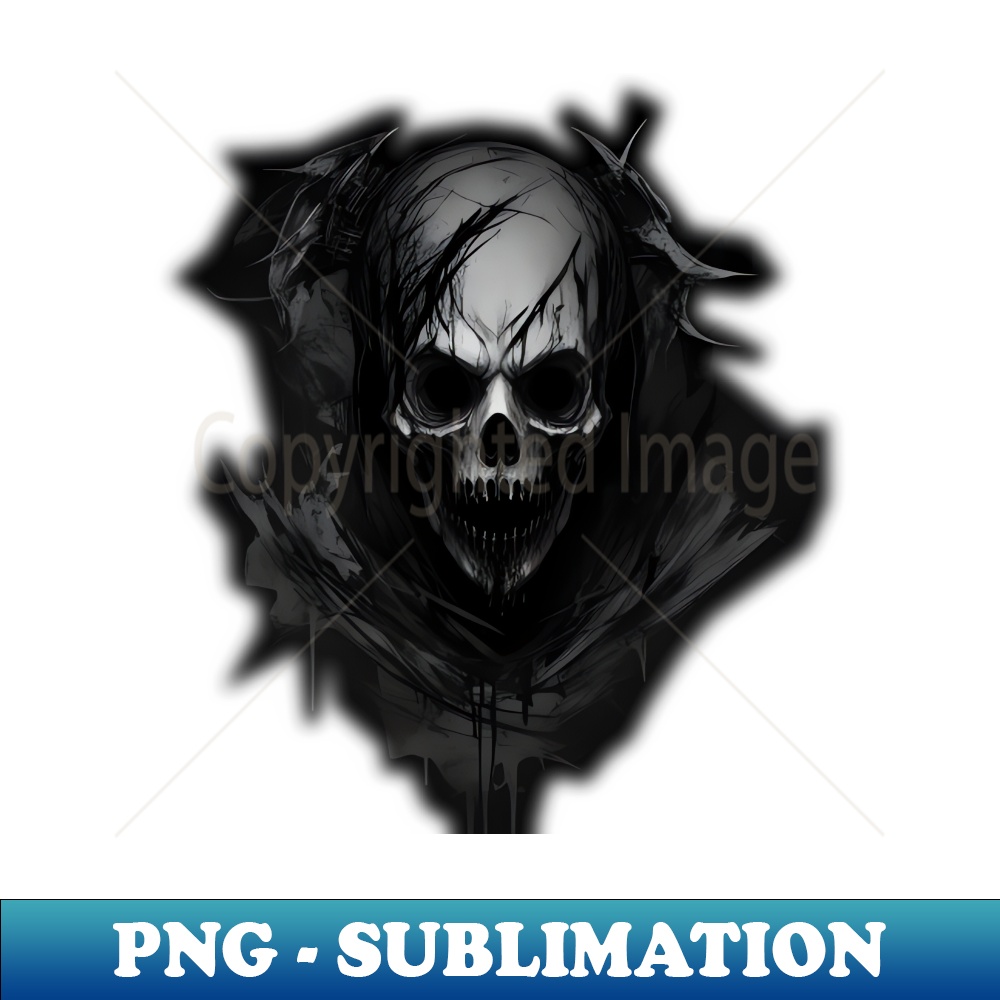 Crafty Skull - Eerie Menace PNG Transparent Digital Download - Inspire ...