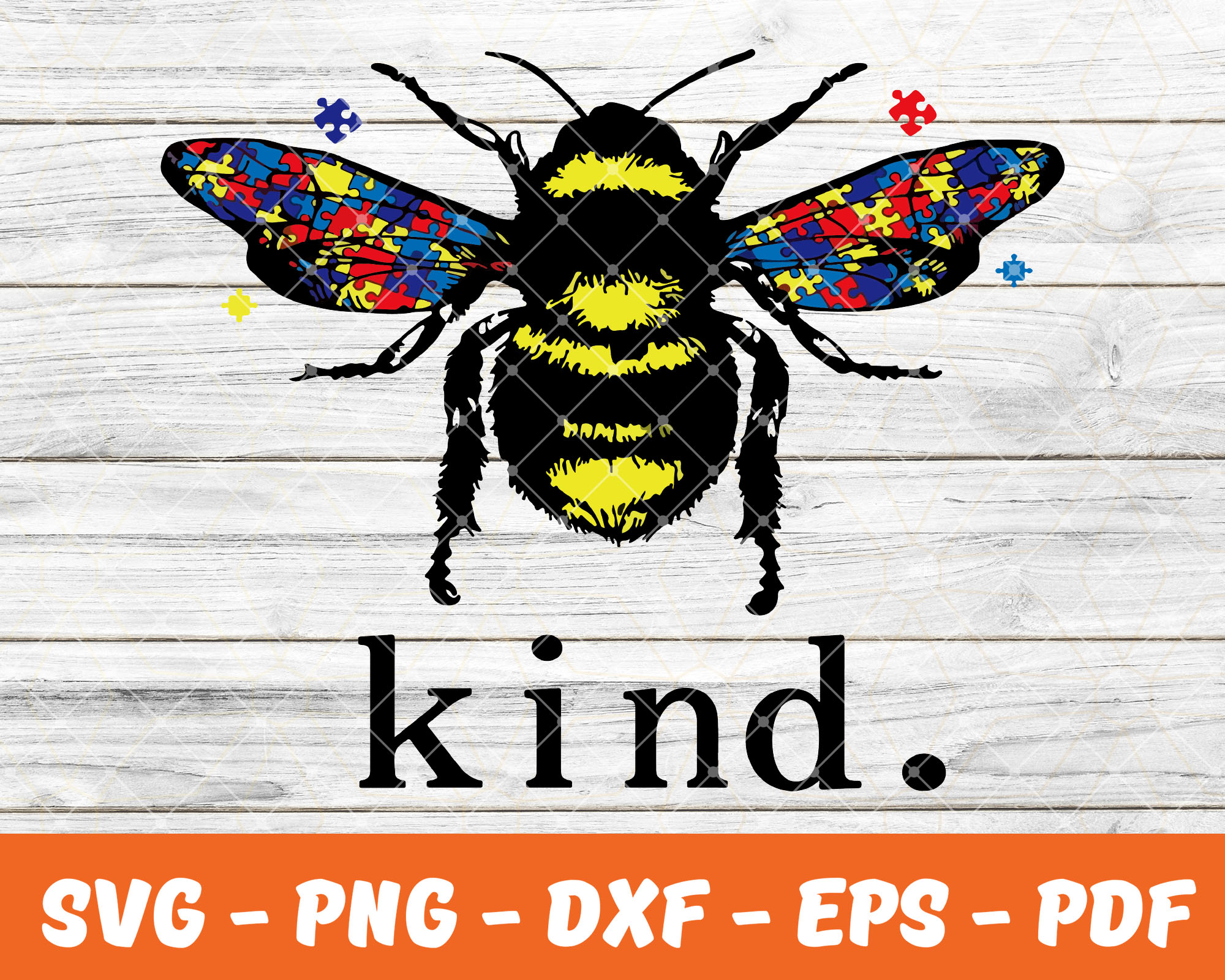 Bee kind,Autism Svg | Inspire Uplift