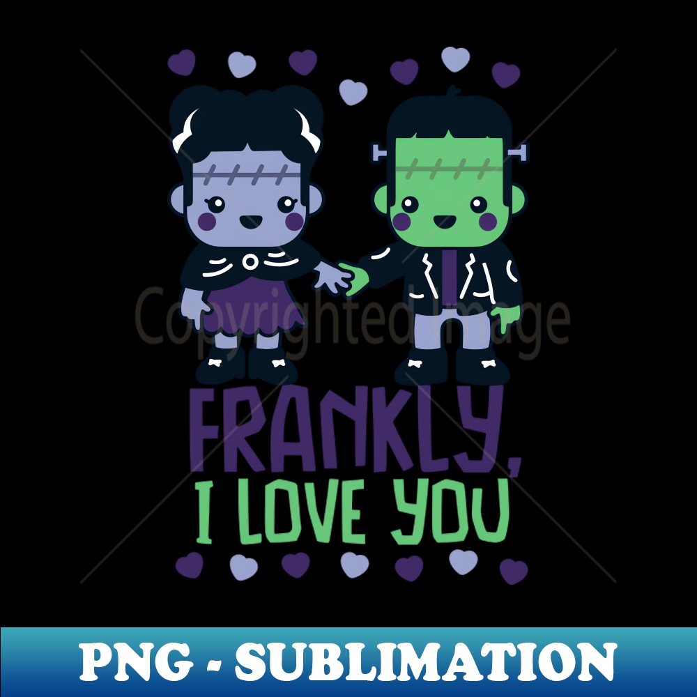 Frankenstein & Bride of Frankenstein PNG - Spooktacular Subl - Inspire ...