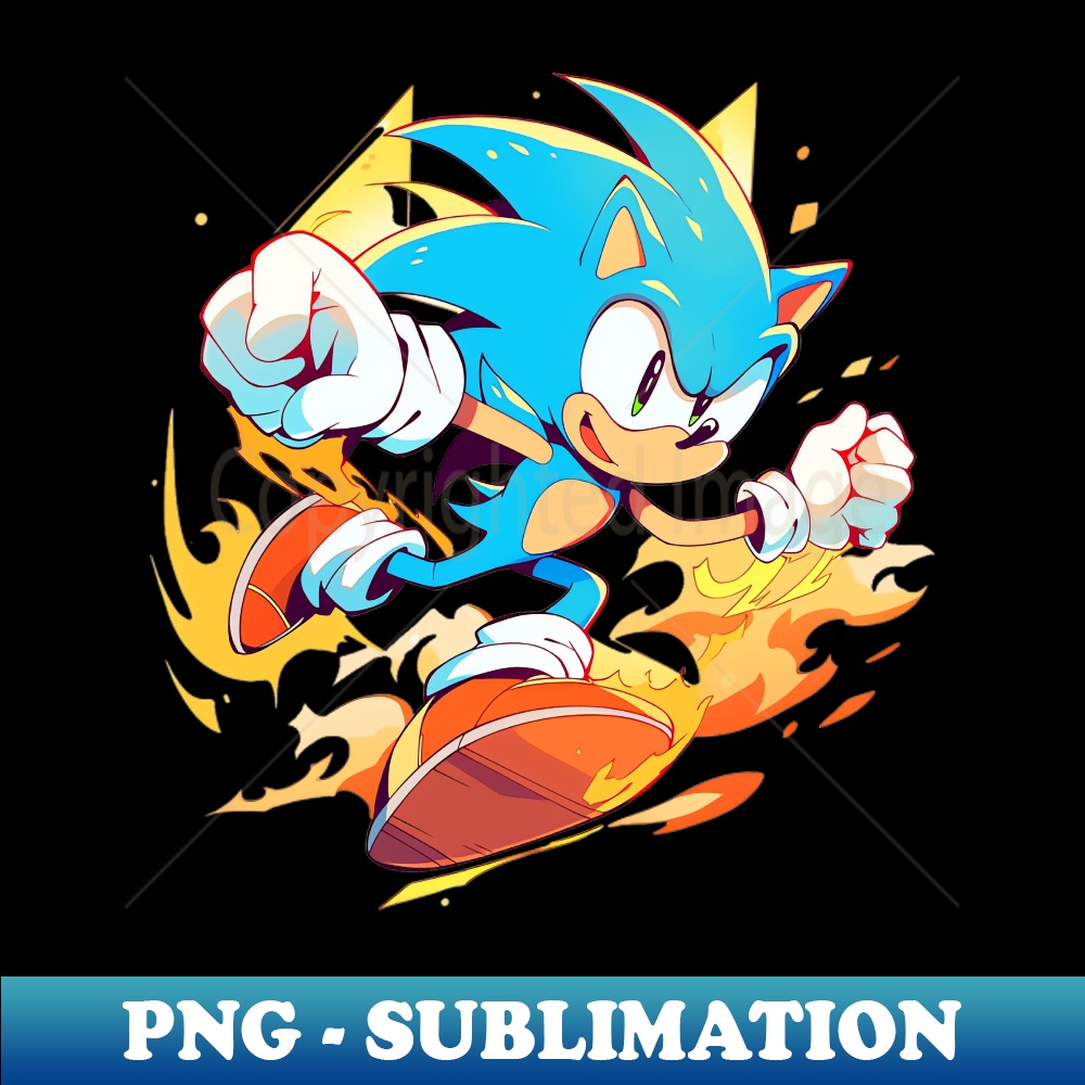 Sonic Speed - Vibrant Sublimation Designs - Instant Digital | Inspire ...