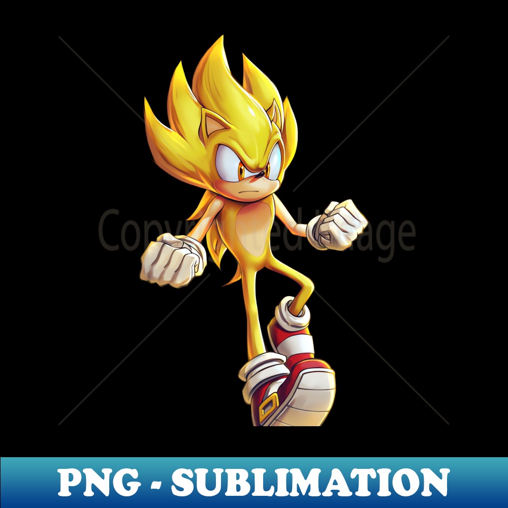 Super Sonic - Vibrant Colors - High-Quality Sublimation Digi | Inspire ...