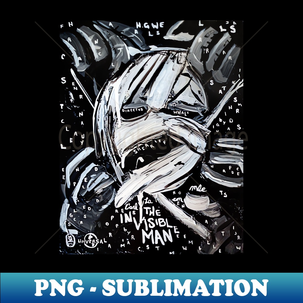 Invisible Man - PNG Transparent Sublimation File - Unlock th - Inspire ...