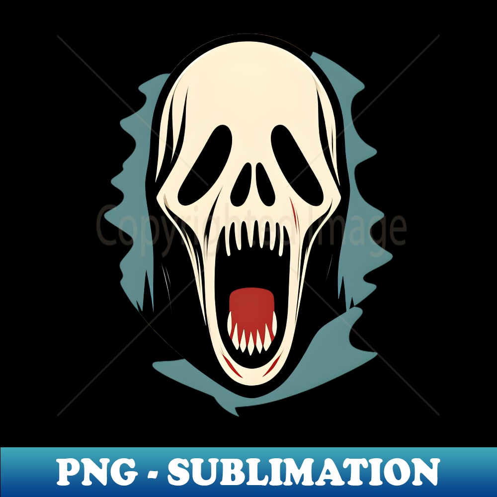 Ghostface Scream Mask - Spooky Slasher - Easy Sublimation Po - Inspire ...