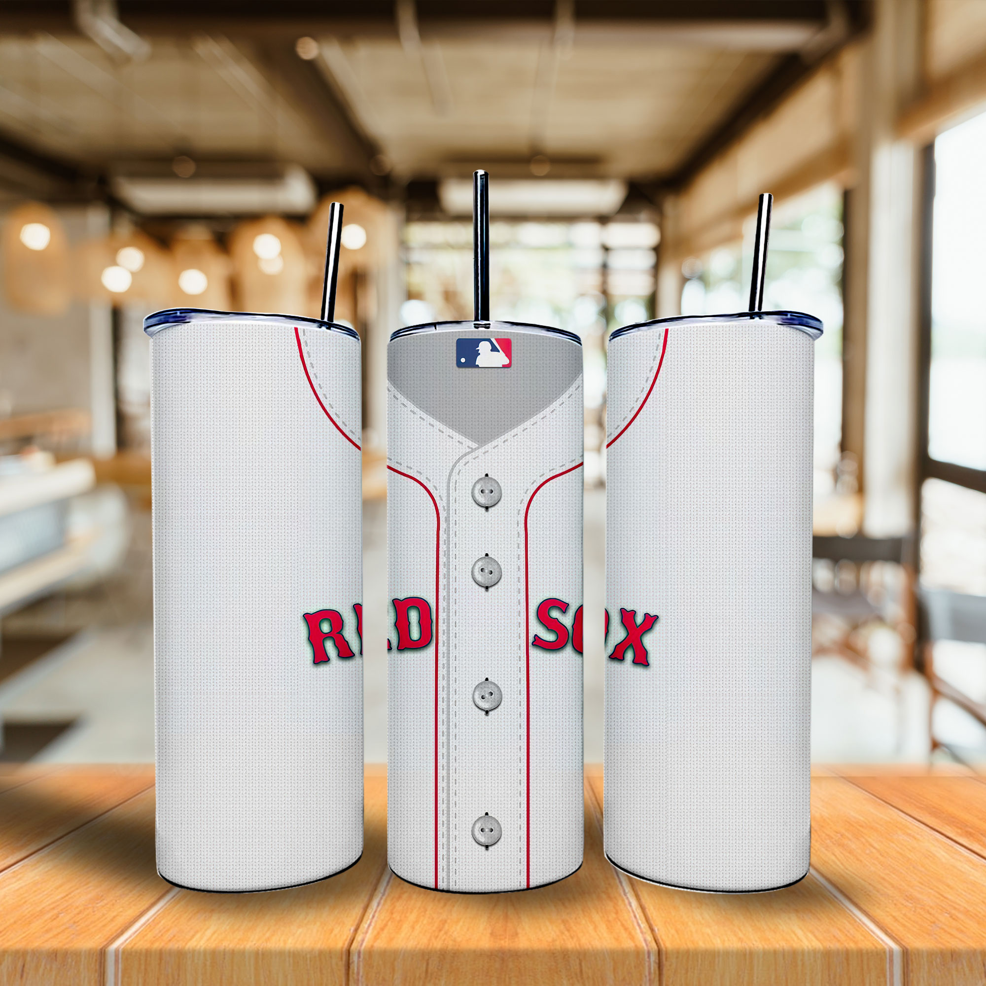Red Sox Tumbler Wrap , Mlb Tumbler Wrap , Mlb Logo 04 | Inspire Uplift