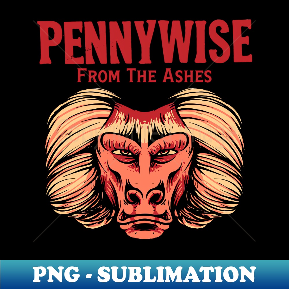 Pennywise Sublimation File - Creepy Clown - High-Quality Tra | Inspire ...