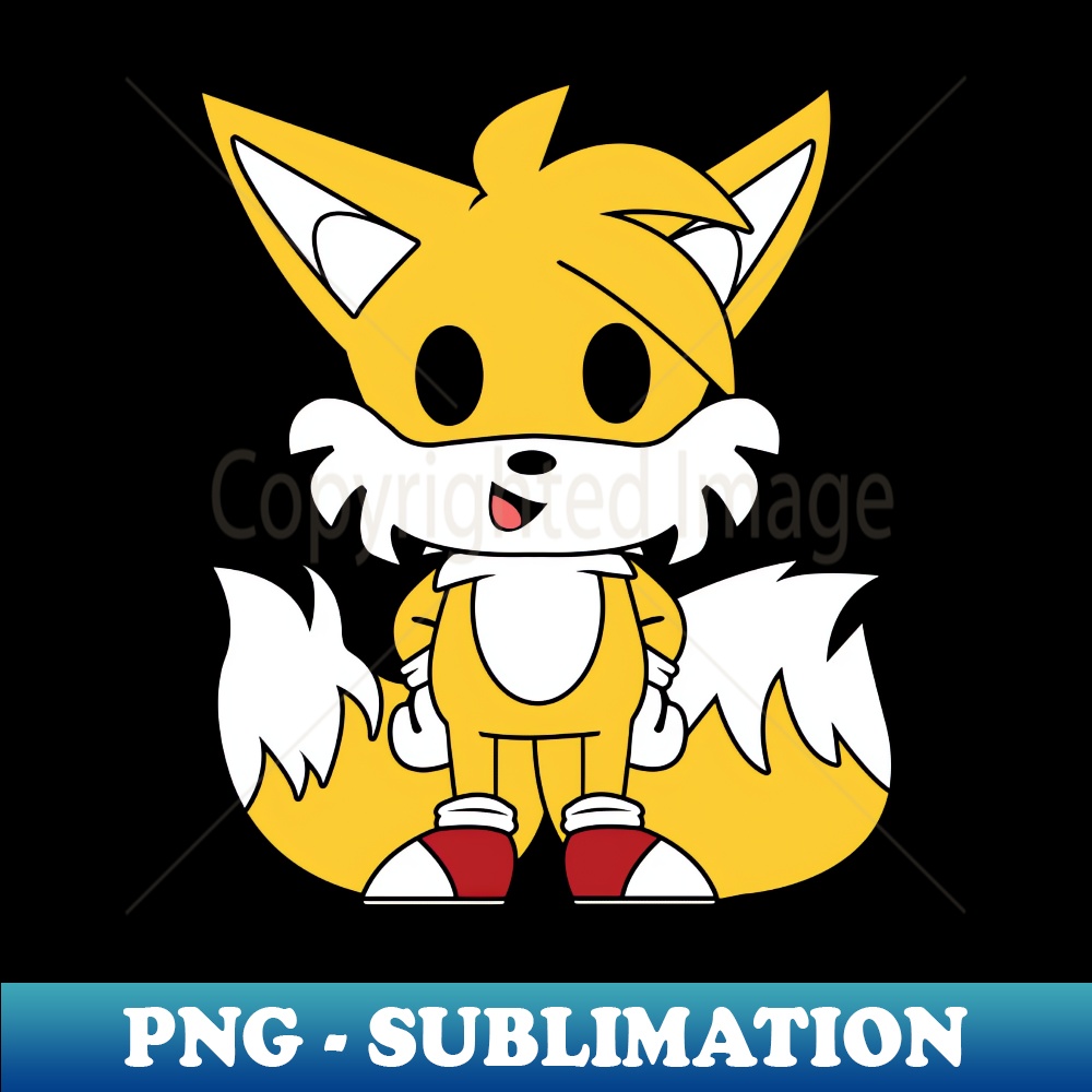 Sonic Tails Chibi - Vibrant Sublimation Artwork - Instant PN | Inspire ...