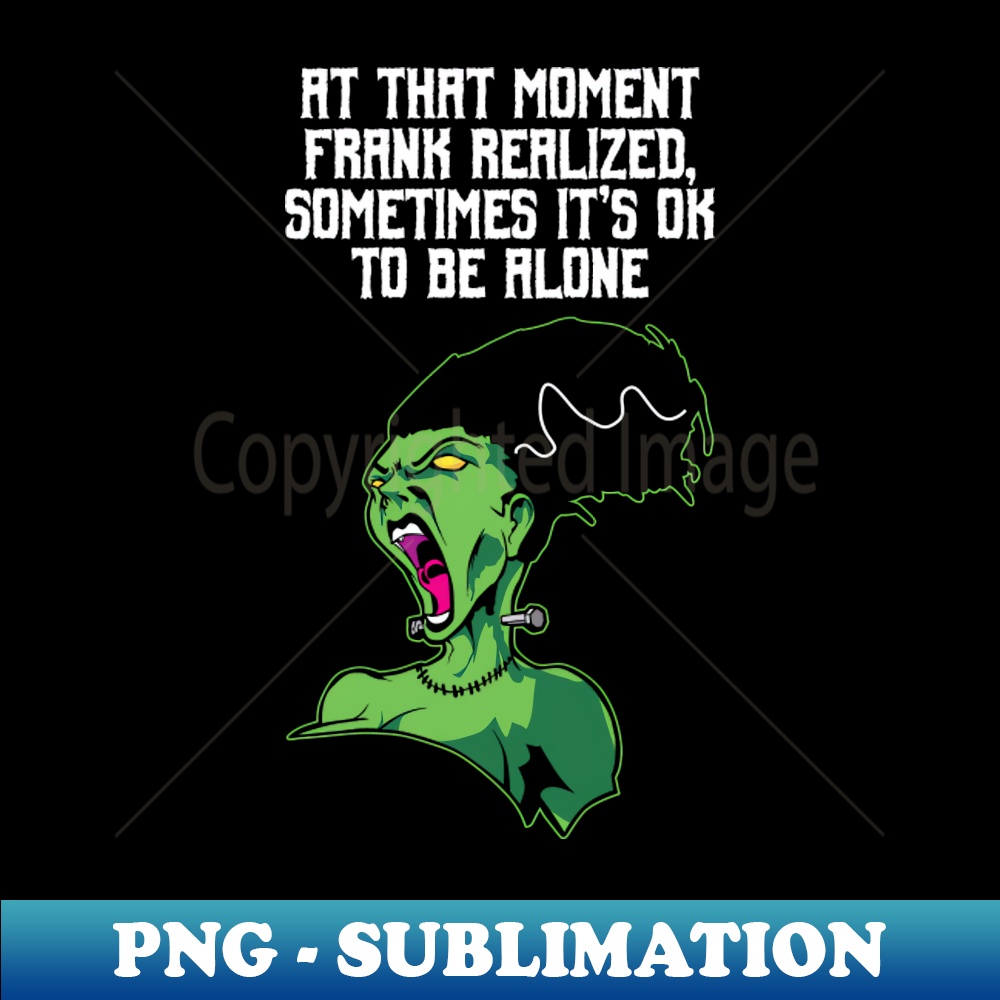 Monster Bride - Funny Halloween PNG Transparent Digital Down | Inspire ...