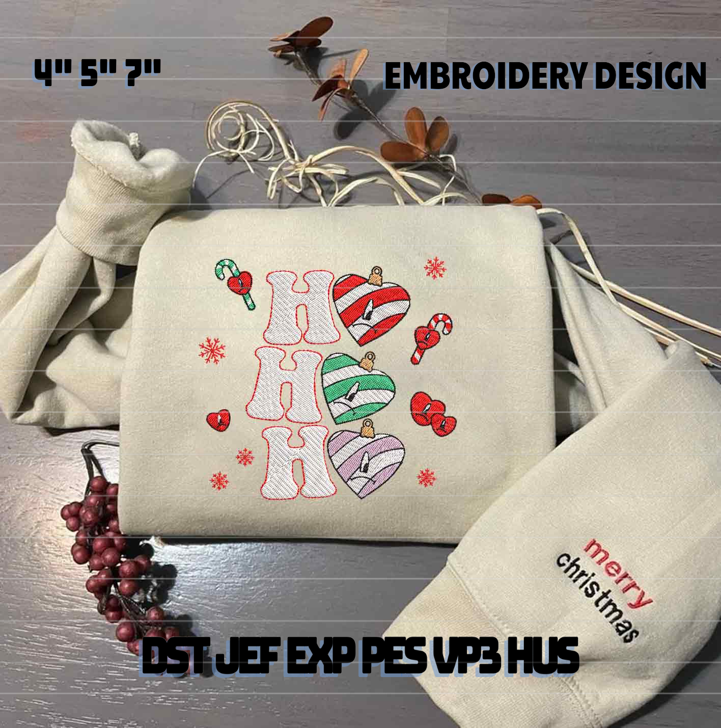 Christmas Embroidery Designs, Bad Bunny Hohoho Embroidery, U | Inspire ...