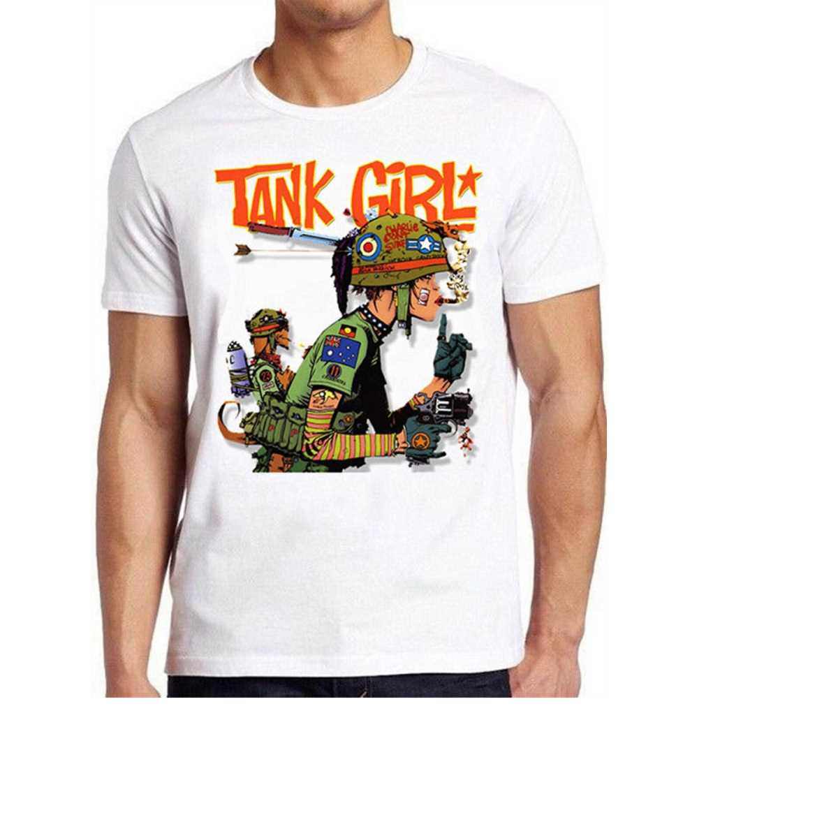 Tank Girl Sexy Punk Baseball Funny Meme Cult Retro Cool Top - Inspire ...