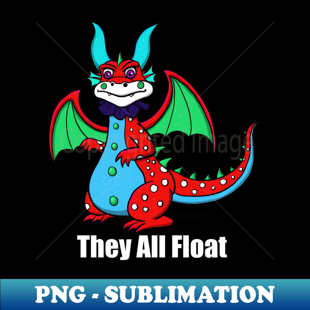 Clown Dragon Pennywise - PNG Sublimation Digital Download - | Inspire ...