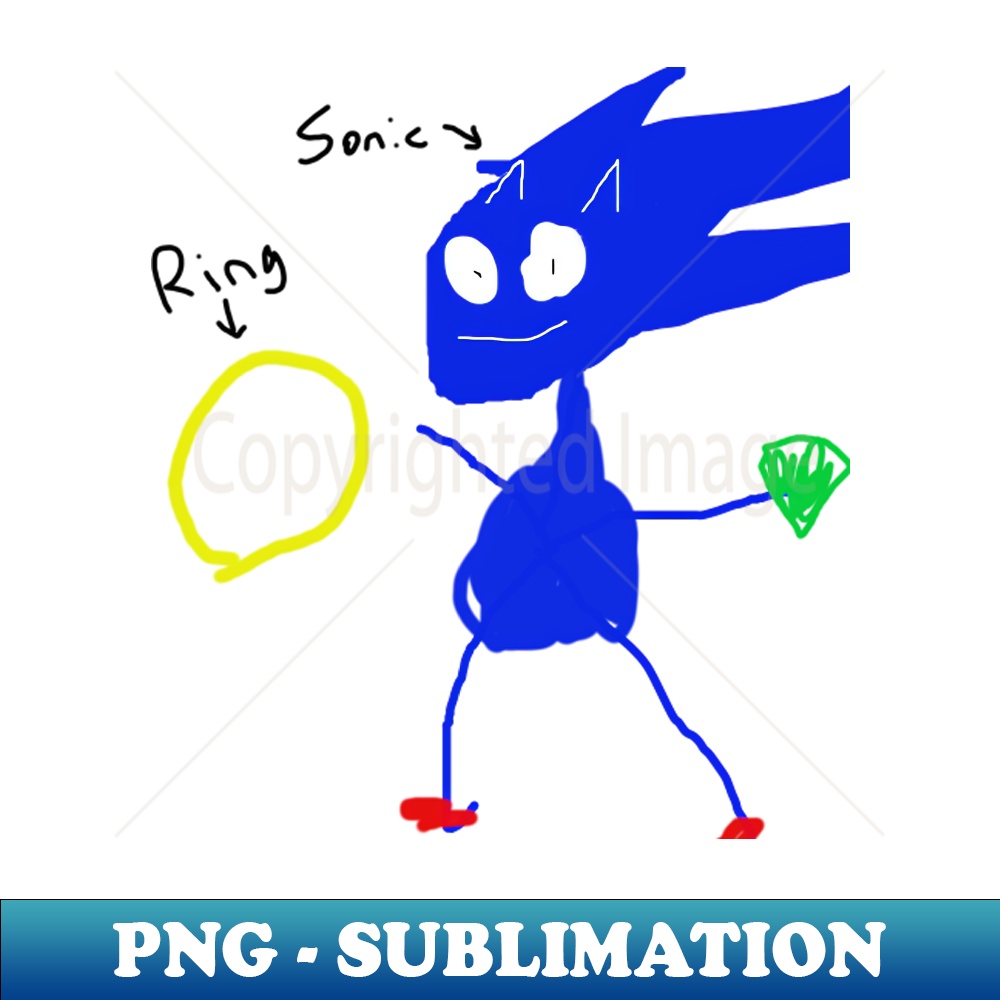 Sublimation Digital File - Sonic Speed - Transform Your Desi | Inspire Uplift