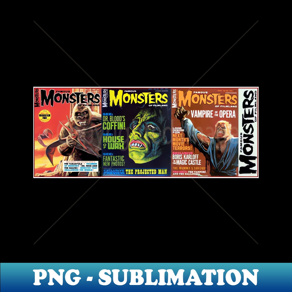 Famous Monsters of Filmland Series 11 - Digital Sublimation | Inspire ...