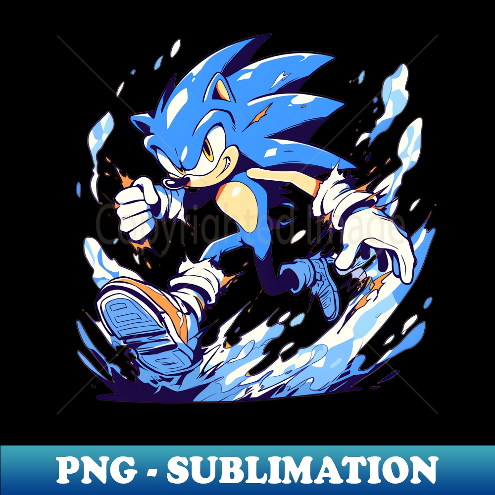 Sonic Speed - Ultra HD PNG - Instant Sublimation Download | Inspire Uplift