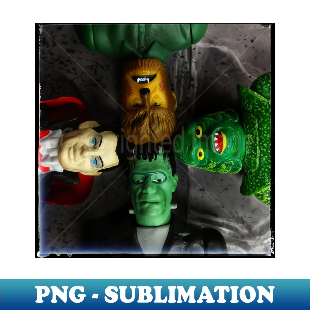 Monster Best Friends - Whimsical PNG Sublimation Delights | Inspire Uplift