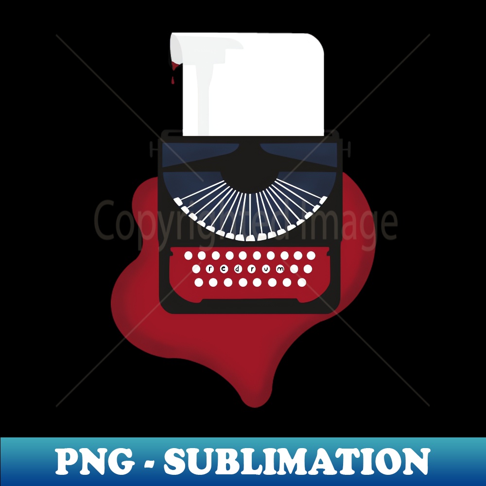 REDRUM Novel Typewriter - Eerie PNG Digital Download - Add a | Inspire ...