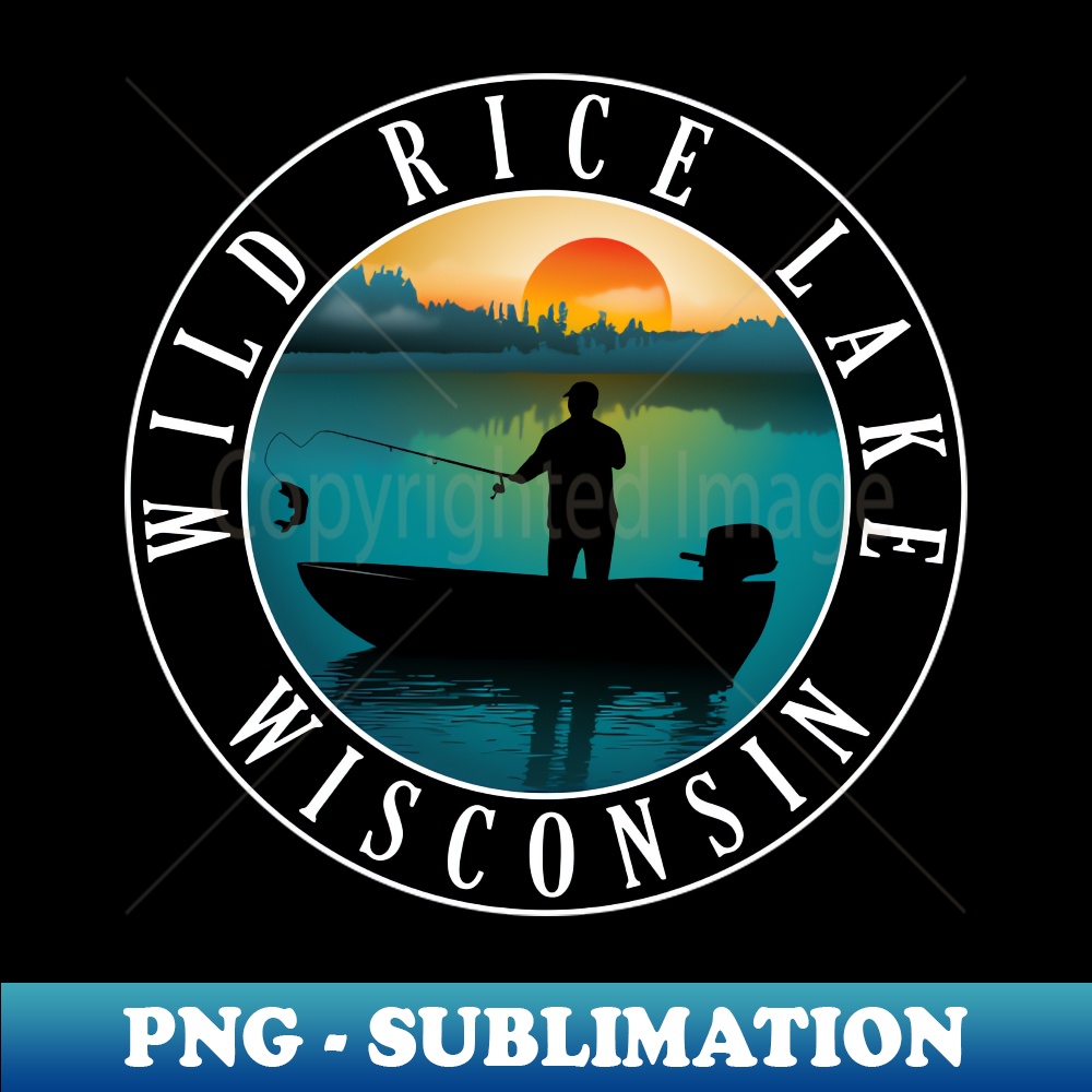 Sublimation Digital Download - Wild Rice Lake Fishing - Crys | Inspire ...