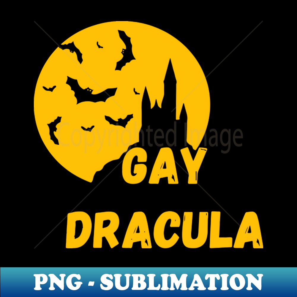 Gay Dracula - Bold and Vibrant PNG Sublimation Design with 5 | Inspire ...