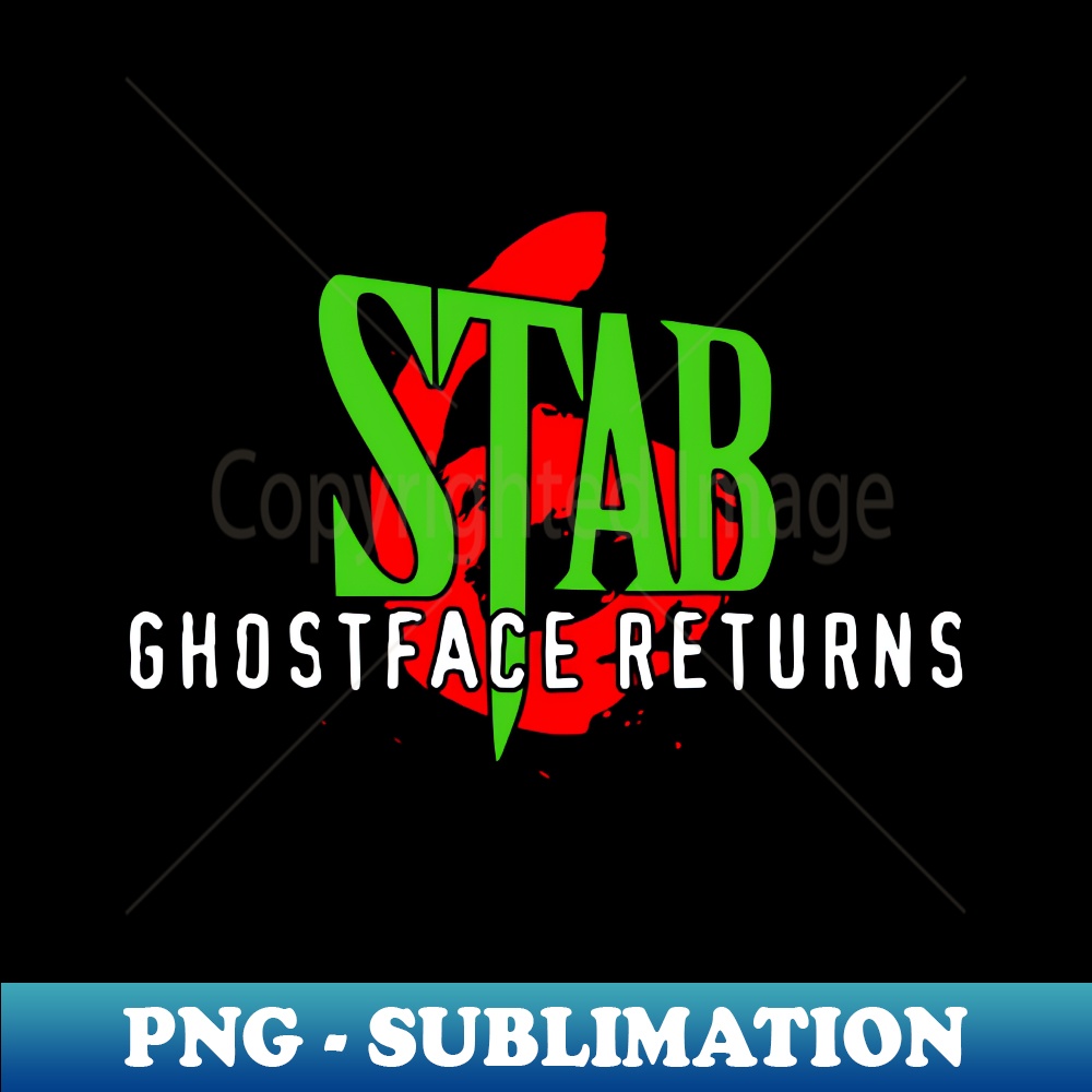 Stab 6 Ghostface Returns - High-Quality PNG Sublimation Digi | Inspire ...