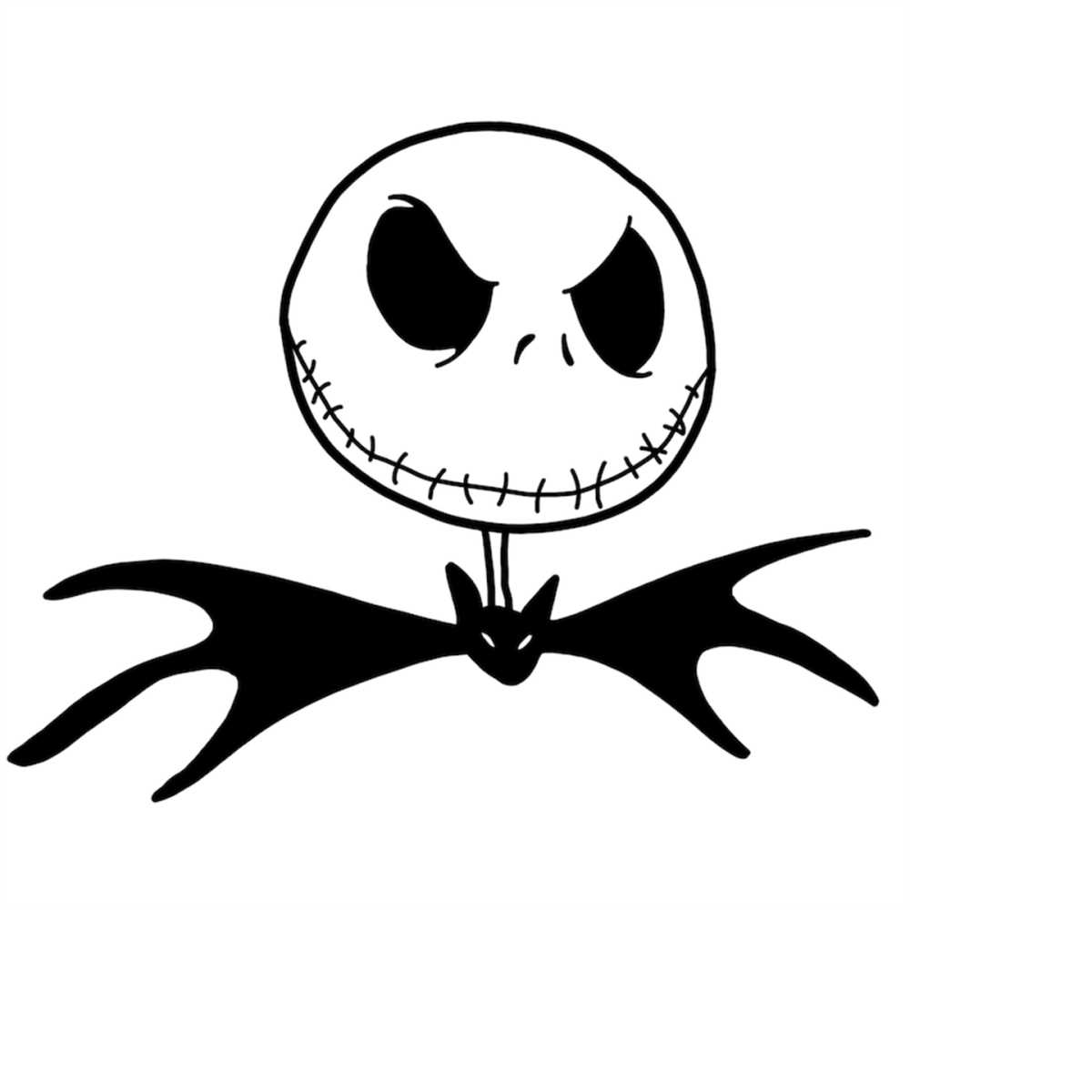 Jack Skellington Profile Digital Files (The Nightmare Before | Inspire ...