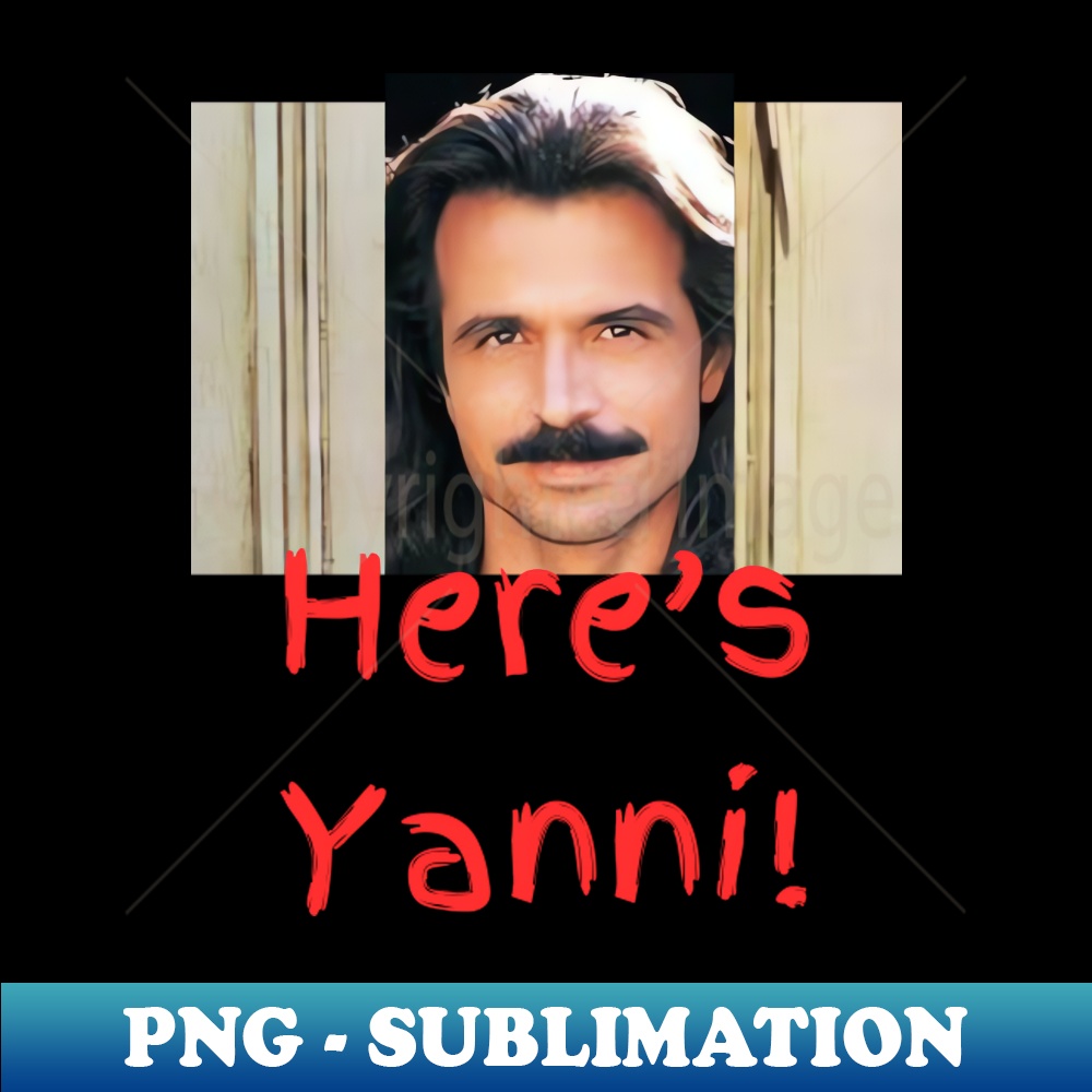 Yanni PNG Sublimation Digital Download - Vibrant Artwork for - Inspire ...