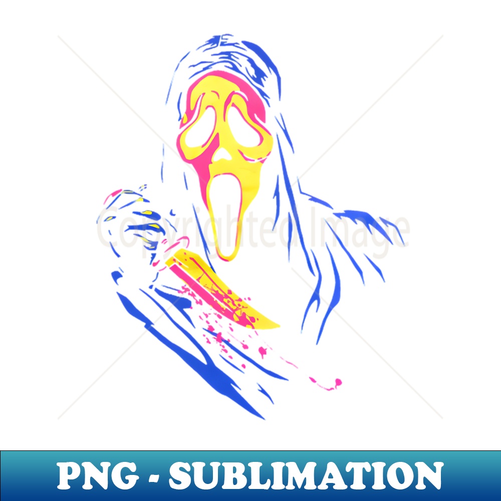 The Scream Full Color - Vibrant PNG Transparent Digital Down - Inspire ...