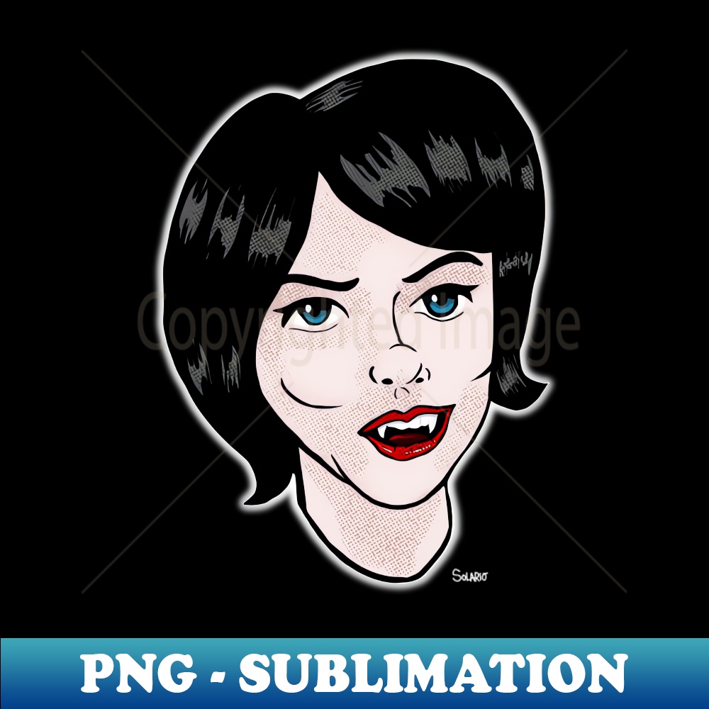 Vampire Girl Sublimation PNG Download - Gothic Fantasy Art - | Inspire ...