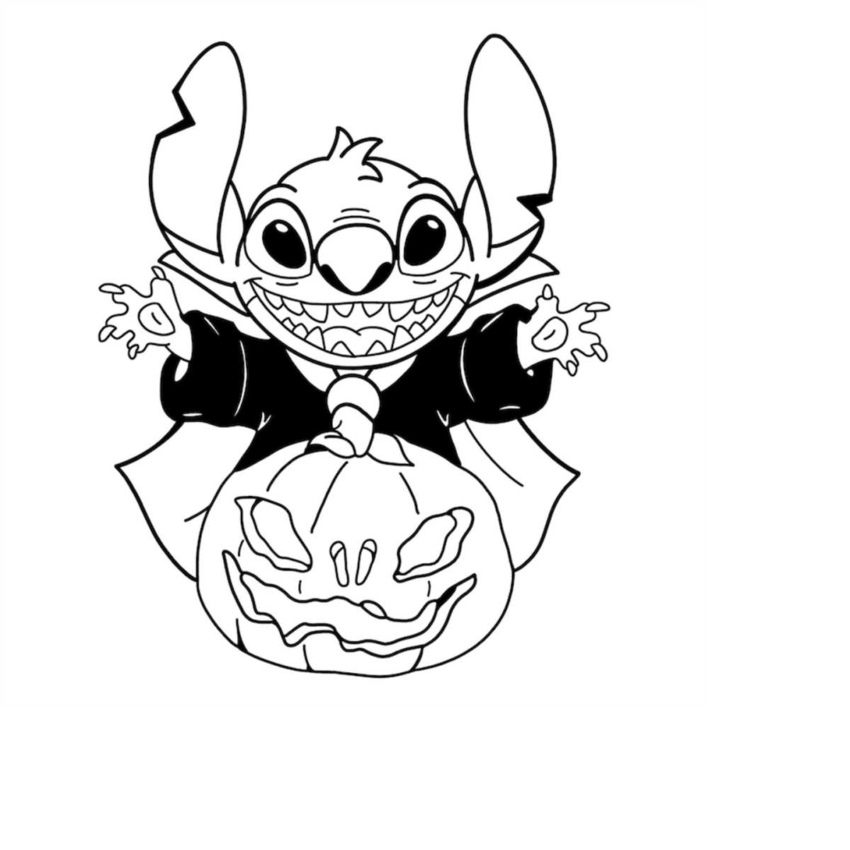 Vampire Stitch Digital Files (Lilo and Stitch) - SVG/PDF/PNG - Inspire ...