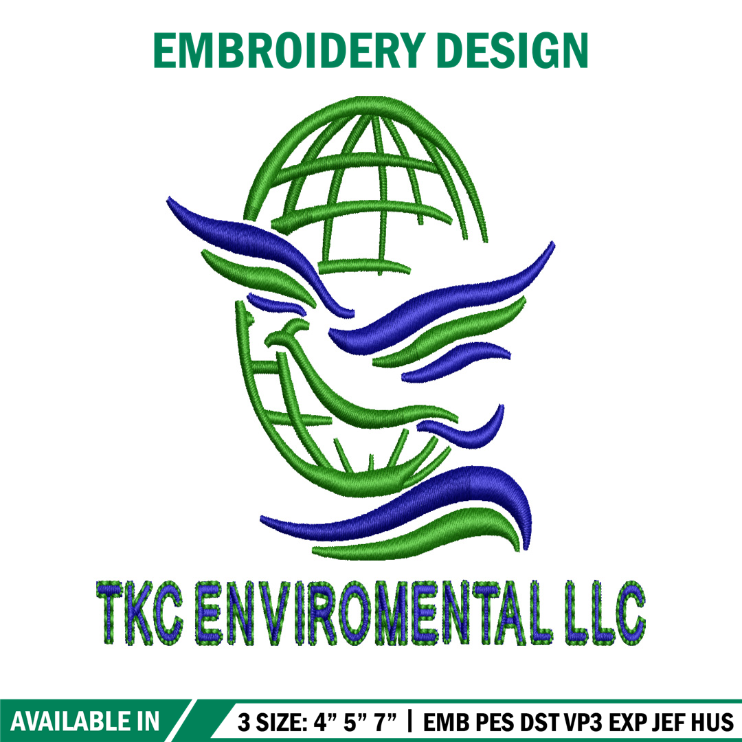 TKC Logo embroidery design, TKC Logo embroidery, logo design | Inspire ...