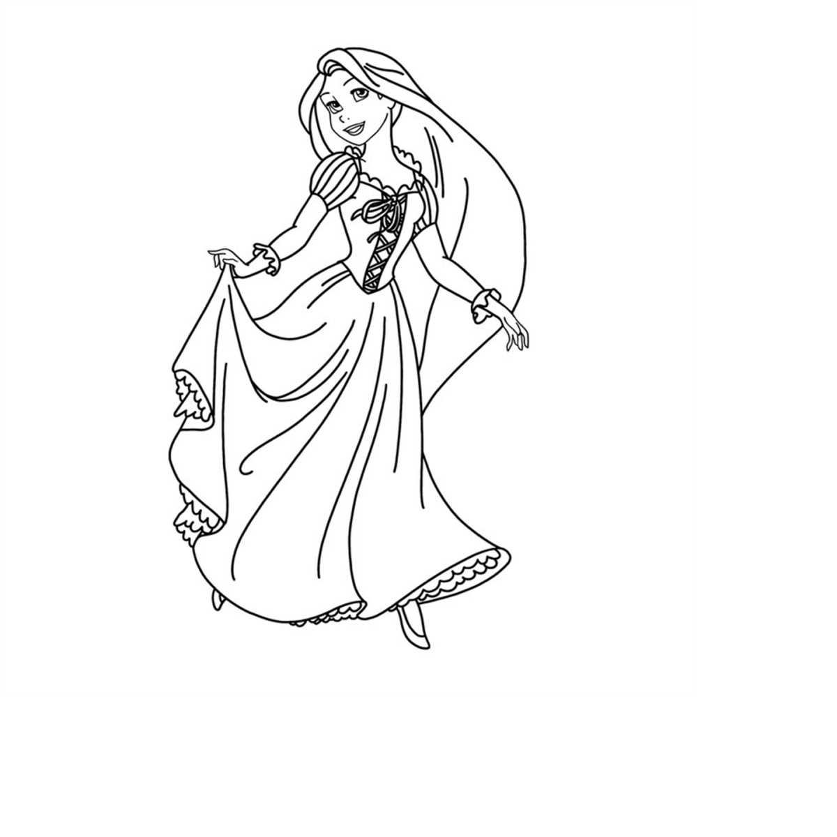 Princess Rapunzel (Tangled) Digital Files - SVG/PNG/PDF/Jpeg - Inspire ...