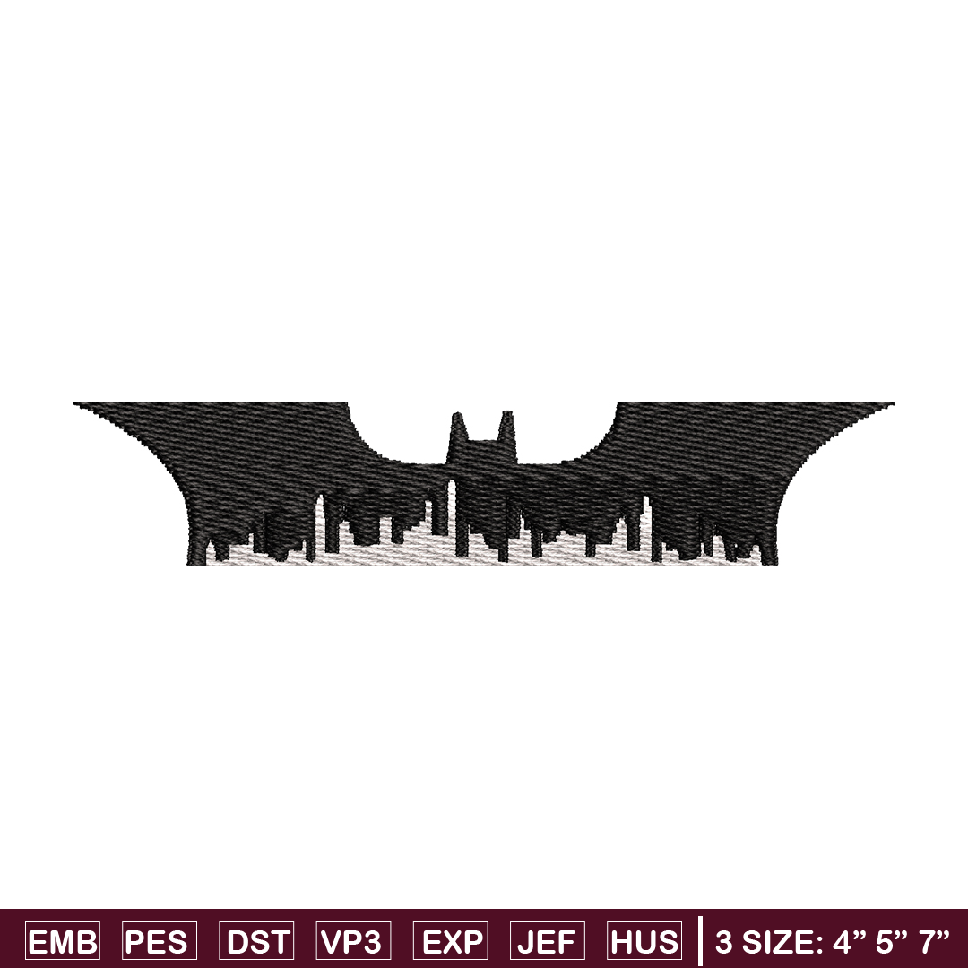 Batman Logo embroidery design, Batman Logo embroidery, logo | Inspire ...